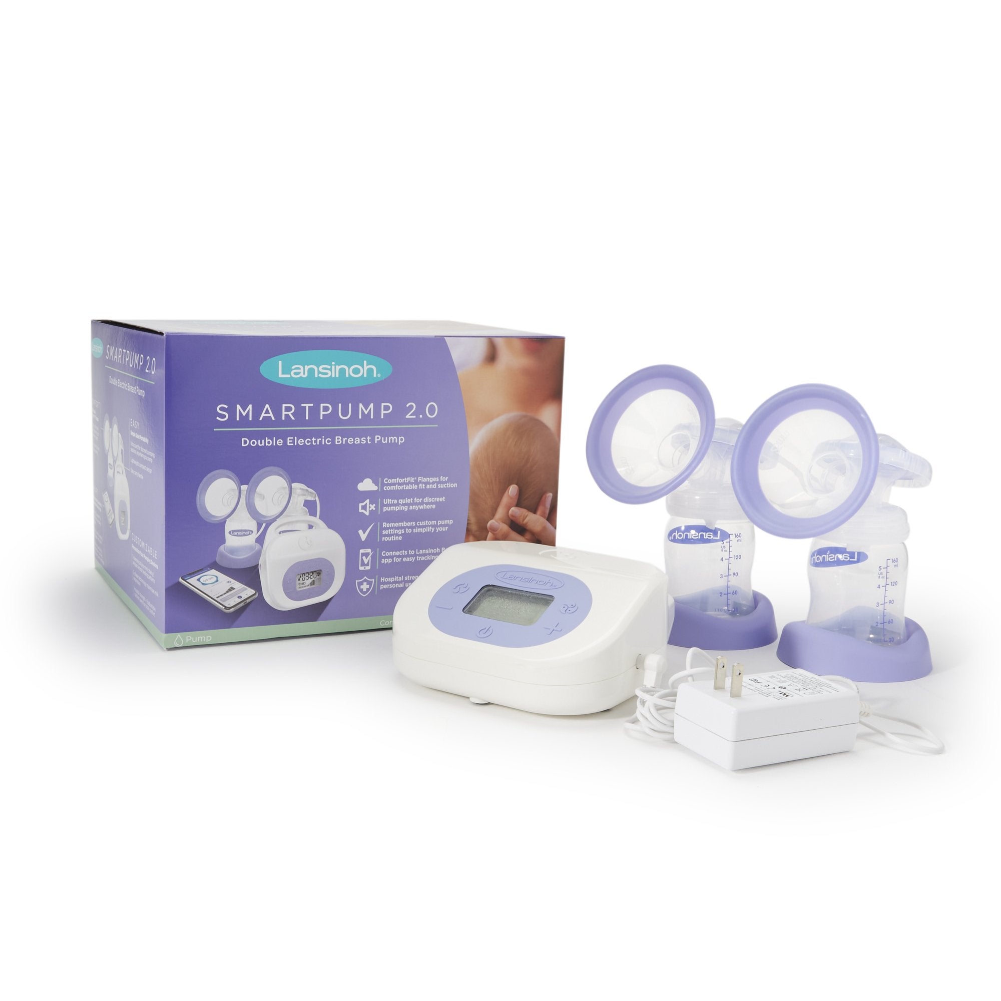 Lansinoh® Smartpump™ 2.0 Double Electric Breast Pump Kit – pelvictech